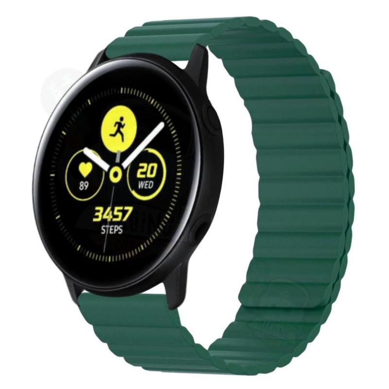 Pulseira de Silicone Magnética Colorida Galaxy Watch Active - Imagine ...