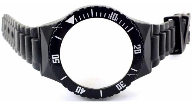 Pulseira Para Relógio Champion Watch Preto Resina De 38mm - MegaShop SP ...