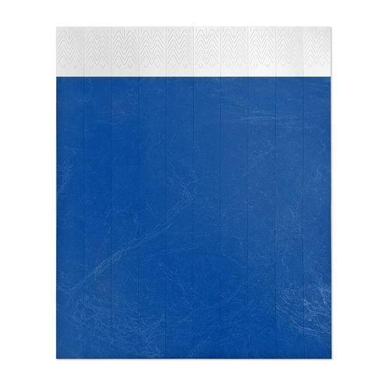 Pulseira Tyvek Azul - 50 Un - Silver Plastic - Pulseira de ...