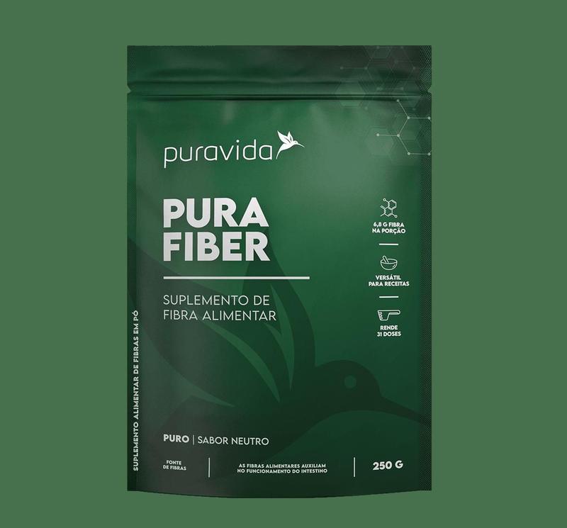 Pura Fiber - 250g- Fibra Alimentar- Pura Vida - Fibras Alimentares ...
