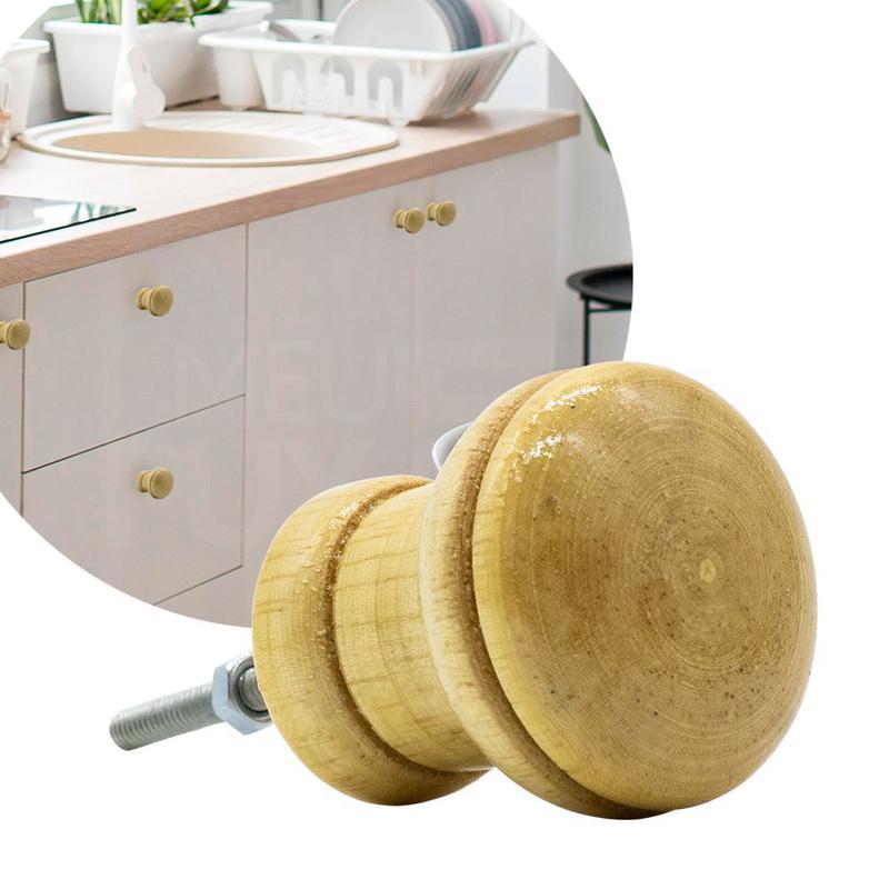 Puxador De Madeira Para Gaveta Armários Cozinha Rústica 14M - Meu ...