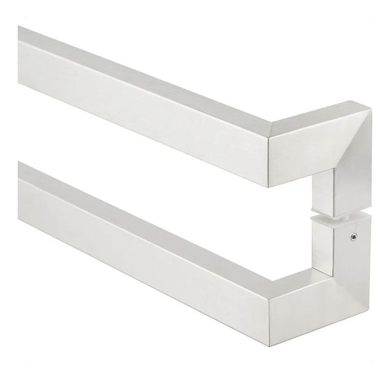 Puxador Porta Duplo Em Aço Inox 80cm Modelo Solution - Decorplace ...