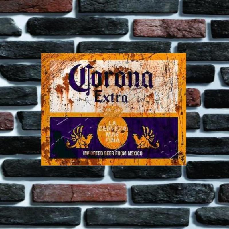 Quadrinhos Decorativos Lindo Corona Extra Cerveja - Excelênca ...