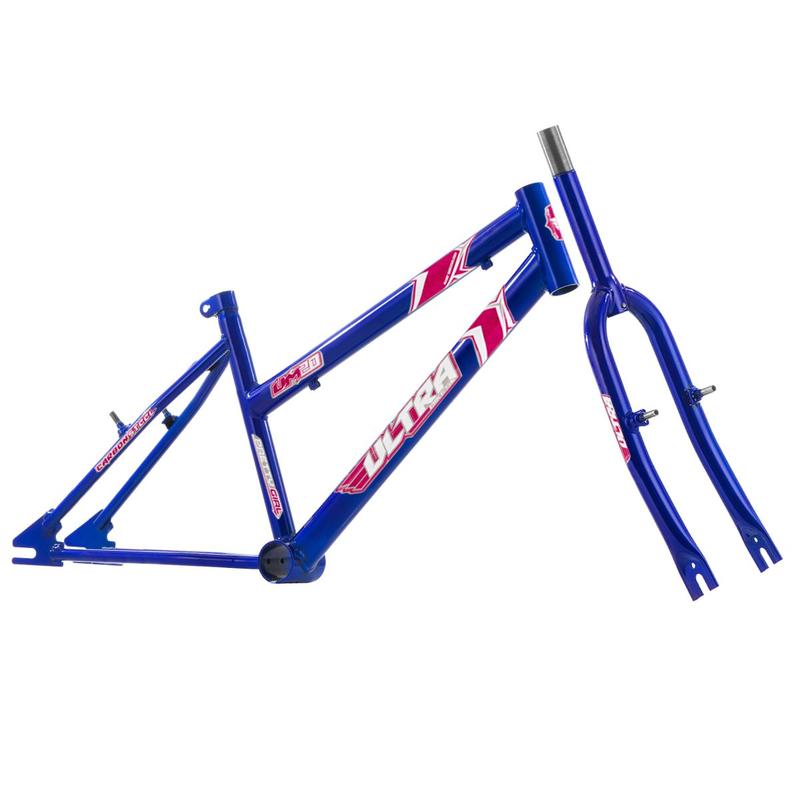 Quadro Aro 20 Ultra Bikes Bicicleta Em Aço Carbono Com Garfo Feminino ...