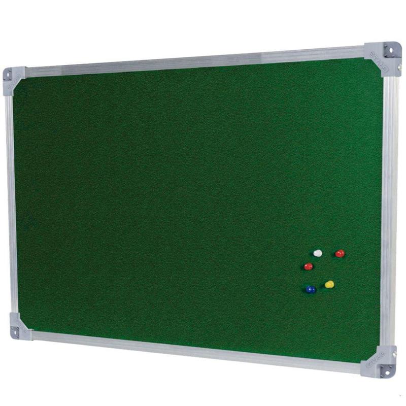 Quadro de Avisos em Feltro com Moldura em Alumínio Linha Free Stalo ...