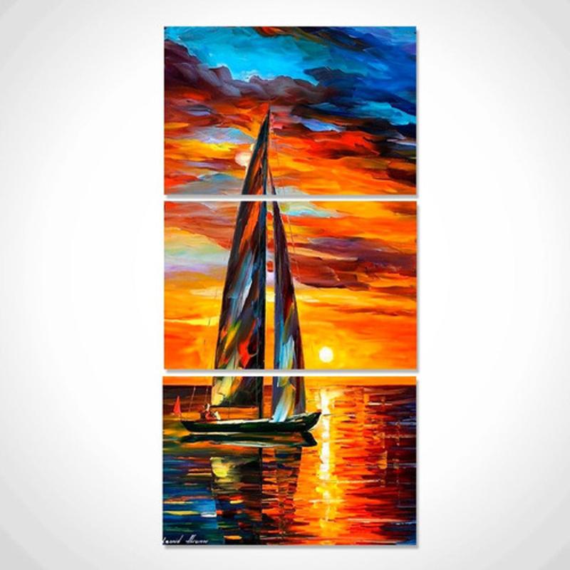 Quadro De Parede Sala Decorativo 60x120 Pintura Leonid Barco - Ponto do ...