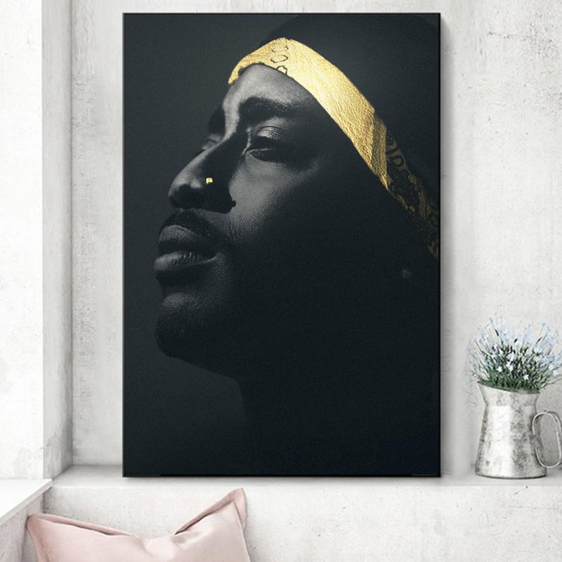 Quadro decorativo best rap Tupac - Caverna Quadros - Quadro Decorativo ...