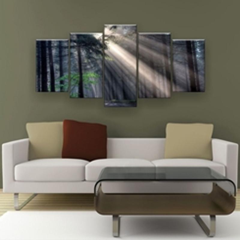 Quadro Decorativo Deus Vigas Floresta Conífera - NEYRAD - Quadro ...