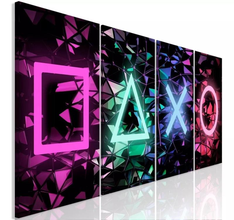 Quadro Decorativo Gamer Botão Jogo Controle 20x30 - DECORE QUADROS ...