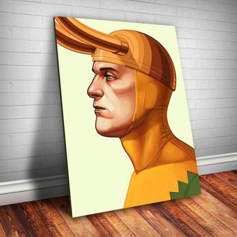 Quadro Decorativo Heróis Marvel 12 - Loki - Caverna Quadros - Quadro ...