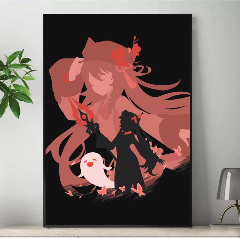 Quadro Decorativo Hutao Genshin Impact Mdf Decoração 28x18cm - Shop do ...