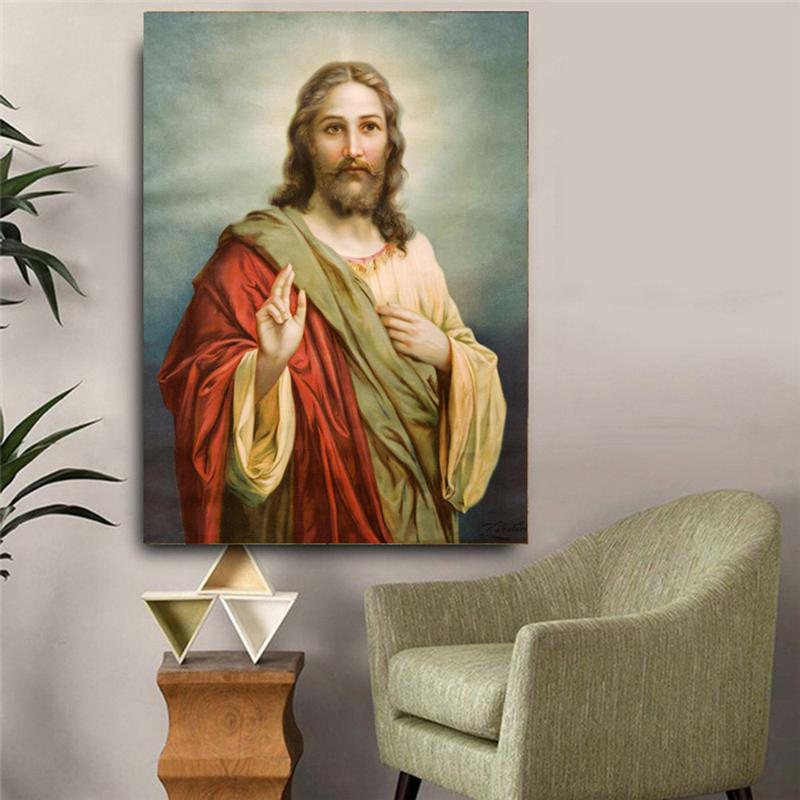 Quadro decorativo Jesus imagem santa - Caverna Quadros - Quadro ...