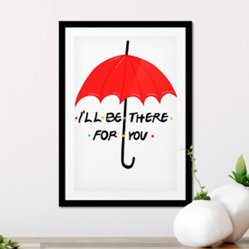 Quadro decorativo Serie Friends ilustração - Caverna Quadros - Quadro ...