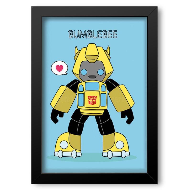 Quadro Decorativo Transformers Bumblebee Mdf 30X45Cm - Mix Adesivos - Quadro Decorativo ...