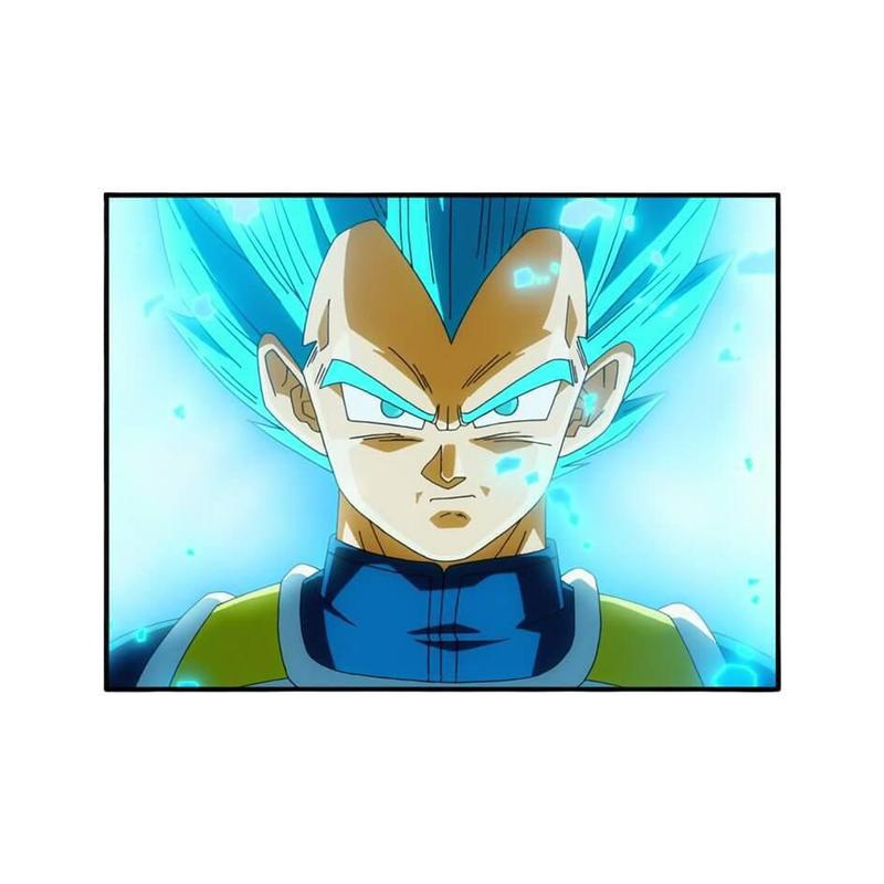 Quadro Dragon Ball Super - Vegeta Mod.14 (Ssj Blue) - Kiwy - Quadro ...