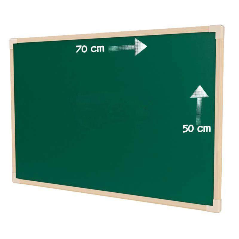 Quadro Escolar Verde 70x50 para Giz Com Moldura de Madeira - Stalo ...
