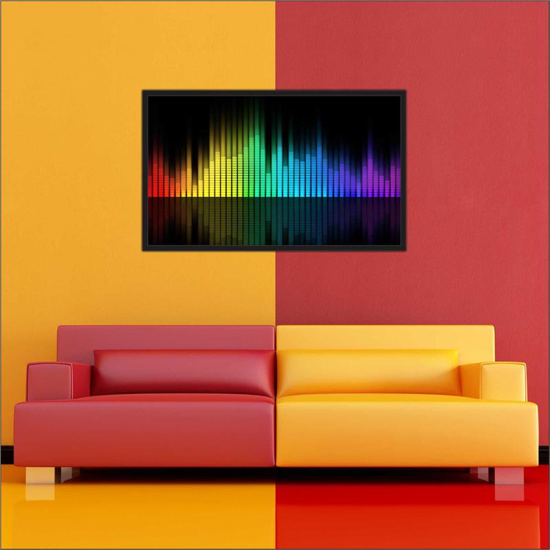 Quadro Música Instrumentos Produtor Musical Mesa Som T2 - Vital Quadros ...