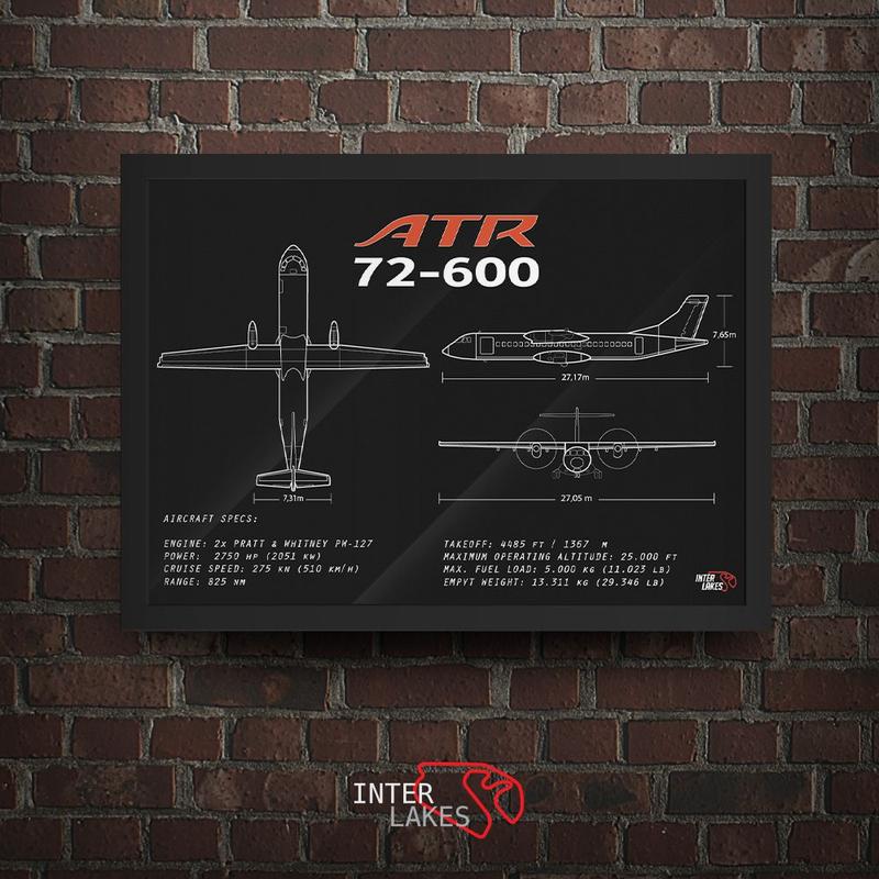 Quadro/poster atr 72-600 - Interlakes - Quadro Decorativo - Magazine Luiza