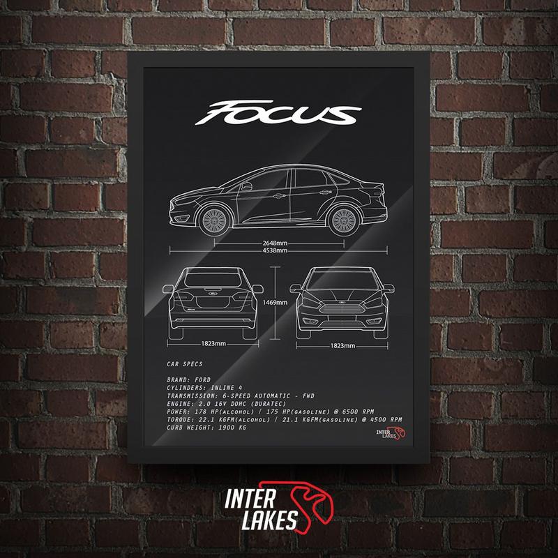 Quadro/poster ford focus fastback titanium - Interlakes - Quadro ...