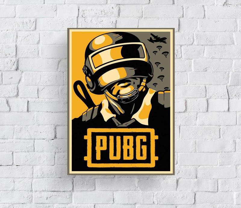 Quadro Poster MDF Playerunknown's Battlegrounds Pubg07 - Papel E Parede ...