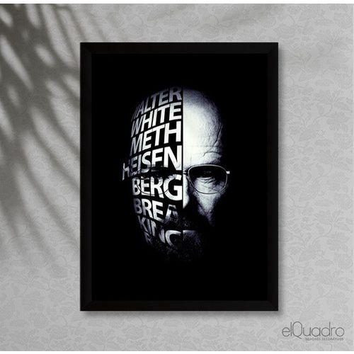 Quadro Serie Breaking Bad C/ Moldura E Vidro A5 - Elquadro - Quadro ...
