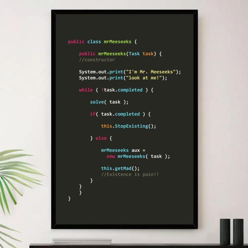 Quadro Tecnologia Programação Negócios Decorativo A4 23x33cm - So ...