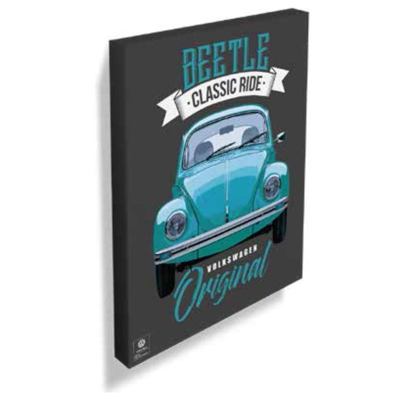 Quadro Tela Fusca Beetle Classic Home Original Azul - Urban - Quadro ...