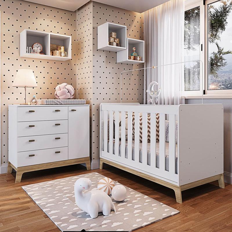 Quarto Para Bebê Completo Favo De Mel FM032 Completa Móveis - Quarto de ...