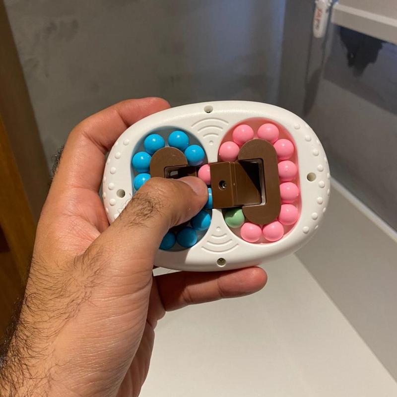 Quebra-cabeça Cubo Magico Magic Bean Rotating Puzzle IQ Ball ...