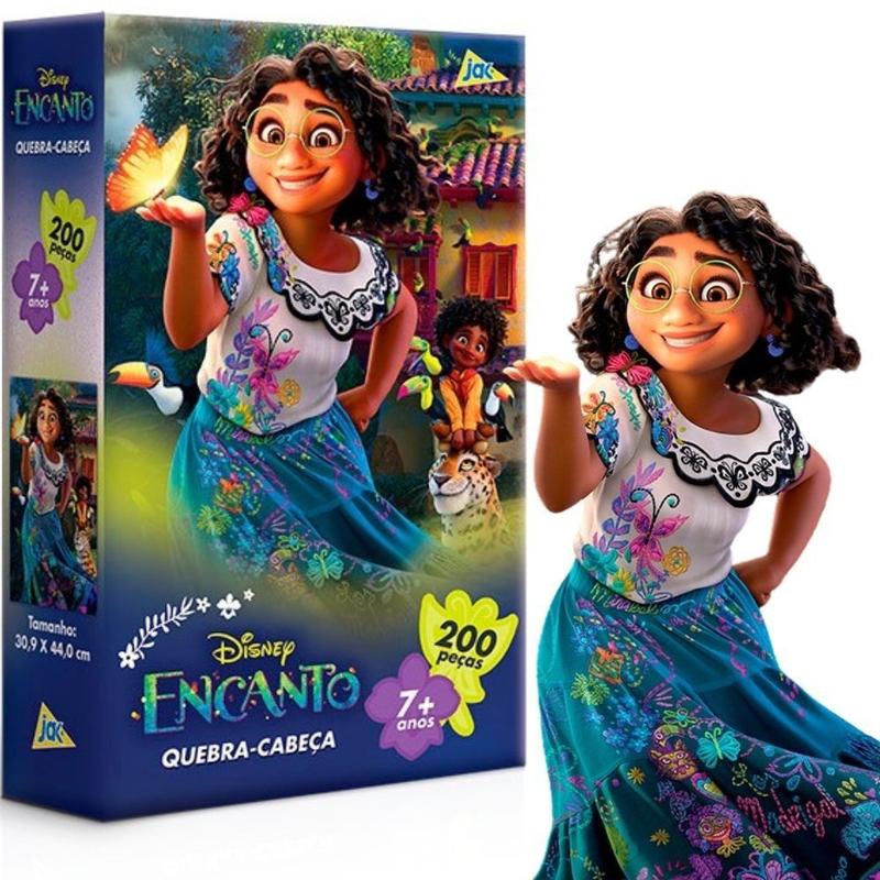 Quebra Cabeça Encanto Puzzle 200 Peças Mirabel Madrigal Filme Disney ...