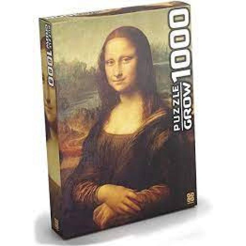 Quebra Cabeça Mona Lisa 1000 pçs - Grow - Quebra-Cabeça - Magazine Luiza