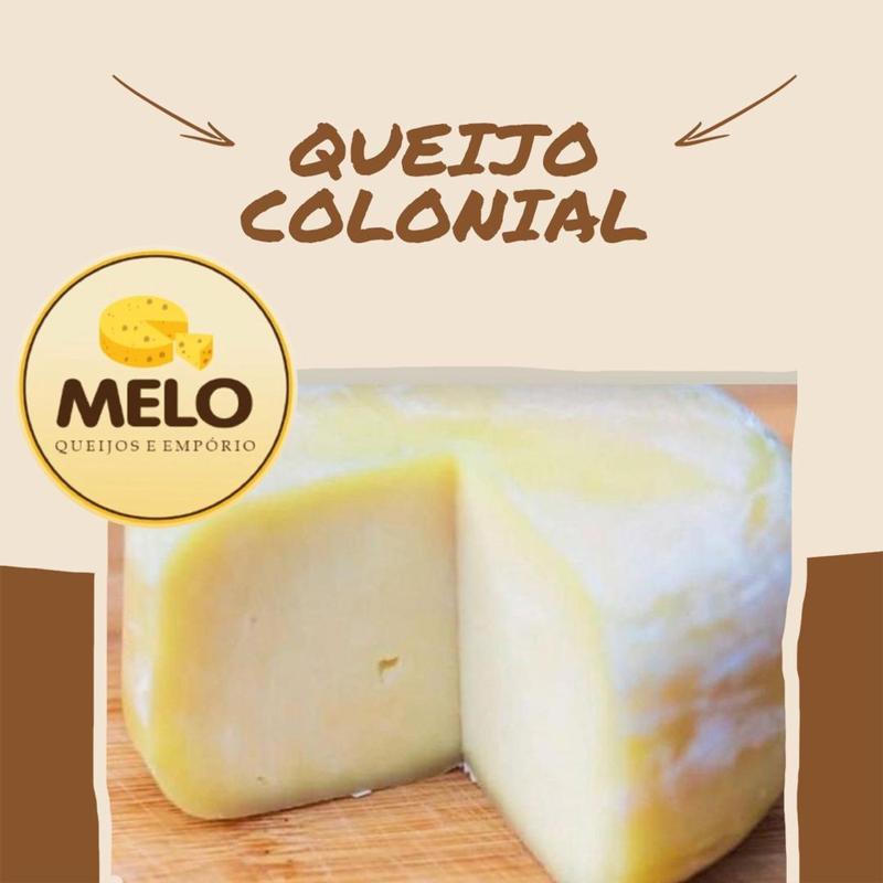 Queijo Colonial -700g- MELO queijos e empório - Conjunto para Queijo ...