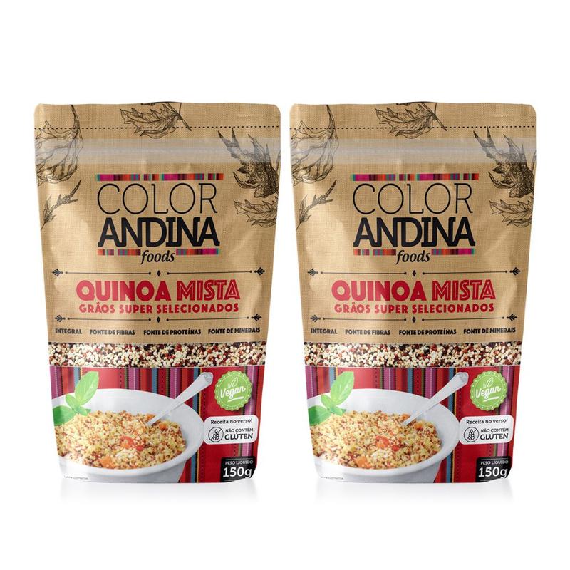 Quinoa Real Orgânica Mista - Color Andina Food 0,150g - 02 Unids ...