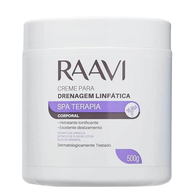 Raavi Spa Terapia Creme P/ Drenagem Linfática 500g - Cosméticos para ...