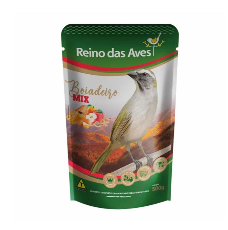 Ração boiadeiro mix para passar os 500g - Reino das aves - Alpiste e ...