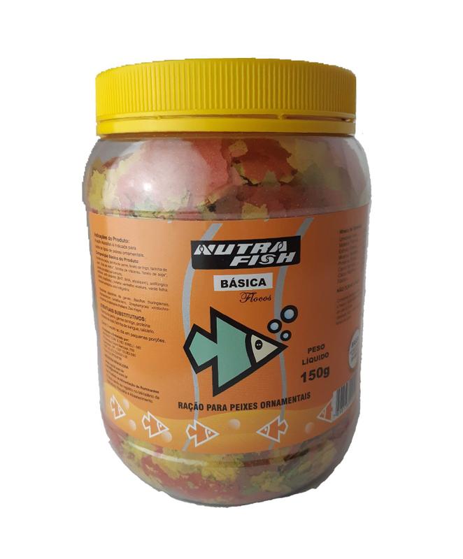 Ração Em Flocos Nutrafish 150G Para Peixes Ornamentais - Nutral ...