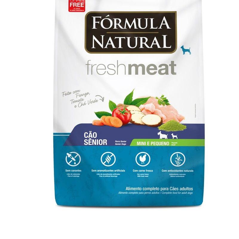 Ração Fórmula Natural Fresh Meat Sênior Porte Mini Peq. 7Kg - Outros ...
