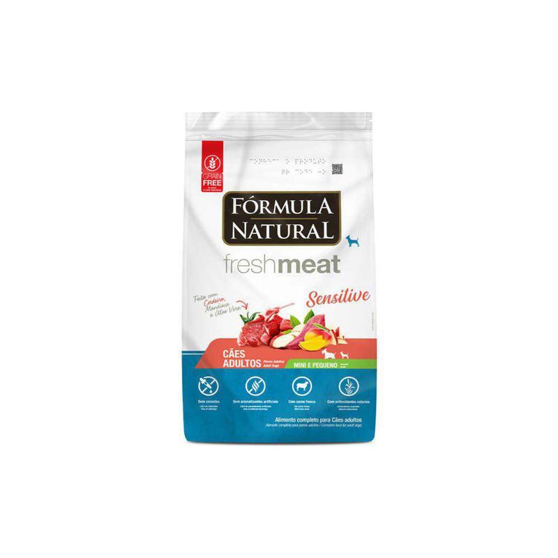 Ração Fórmula Natural Fresh Meat Sensitive Cães Adultos Portes Mini e ...