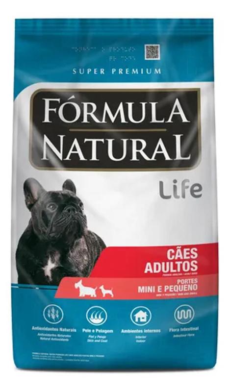 Ração Fórmula Natural Life para cachorro adulto de raça mini e pequena ...