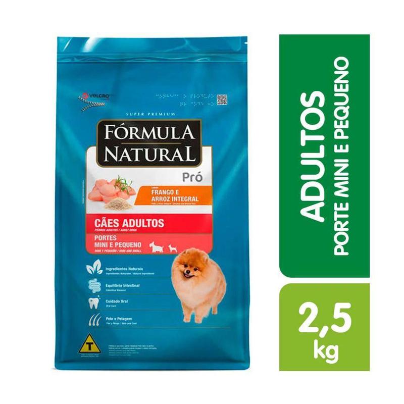 Ração Fórmula Natural Pró Super Premium Cães Adultos Raças Mini e ...