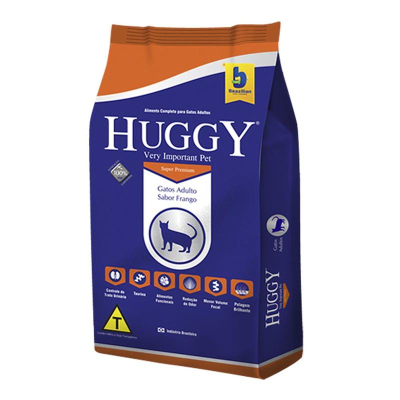 Ração Huggy para Gatos Adultos Sabor Frango 25kg - Outros Pets ...