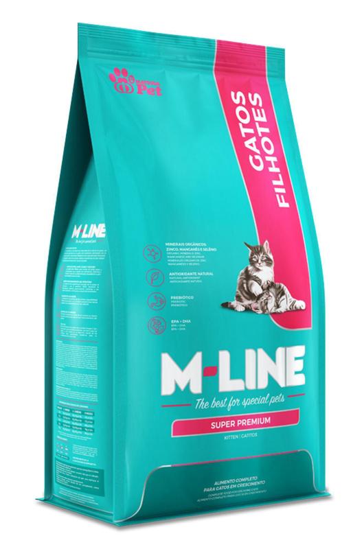 Ração M-Line Gato Filhotes Super Premium 10,1Kg - Max - Outros Pets ...