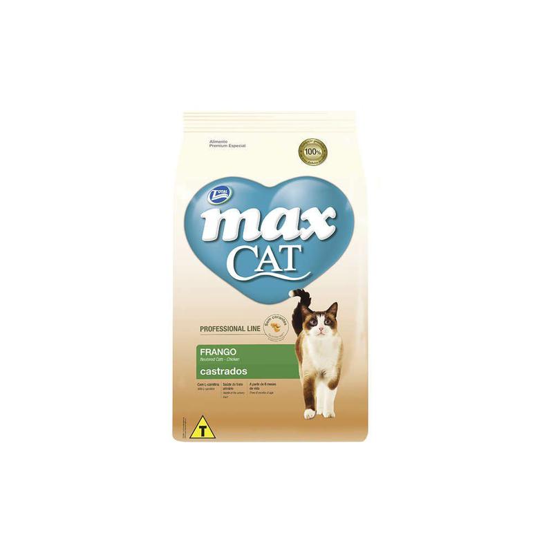 Ração Max Cat Castrados Professional Line Sabor Frango 3 kg - Outros ...