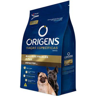 Ração Origens Raças Espec Bulldog Pug Adultos 1kg - Outros Pets ...