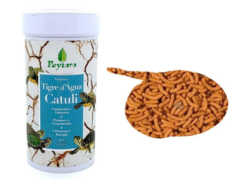 Ração Poytara Tigre D' Água Catuli Tartaruga Crescimento 90g - Outros ...
