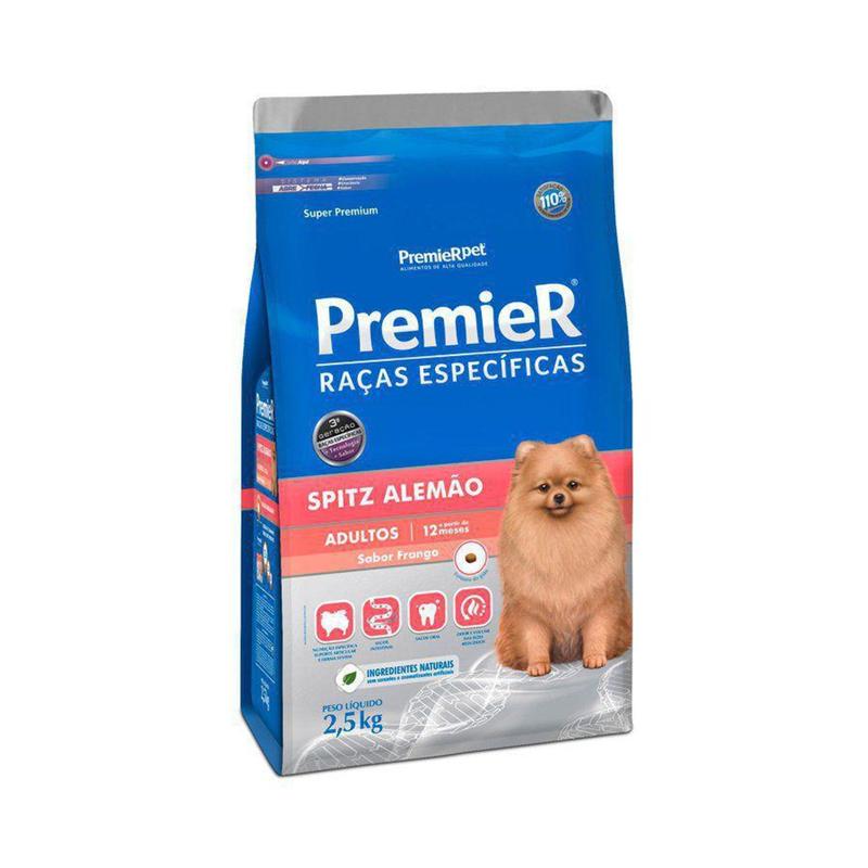 Ração Premier Raças Específicas para Spitz Alemão Adultos Sabor Frango ...