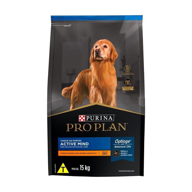 Ração Proplan Adult 7+ Raças Médias E Grandes 15Kg - PRO PLAN - Ração ...