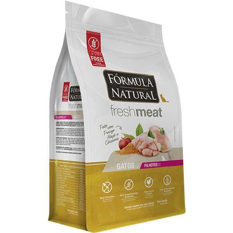 Ração Seca Fórmula Natural Fresh Meat 7kg Gatos Filhotes Sabor Frango ...