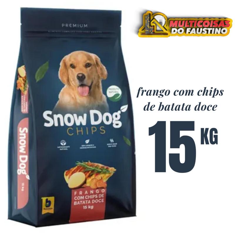 Ração Snow Dog Chips Frango com Chips Batata Doce 15 Kg - Outros Pets ...