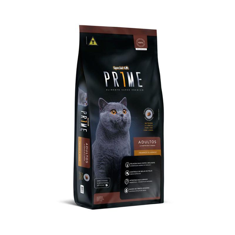 Ração Special Cat Prime Gatos Adultos Sabor Frango e Arroz 1kg - Outros ...